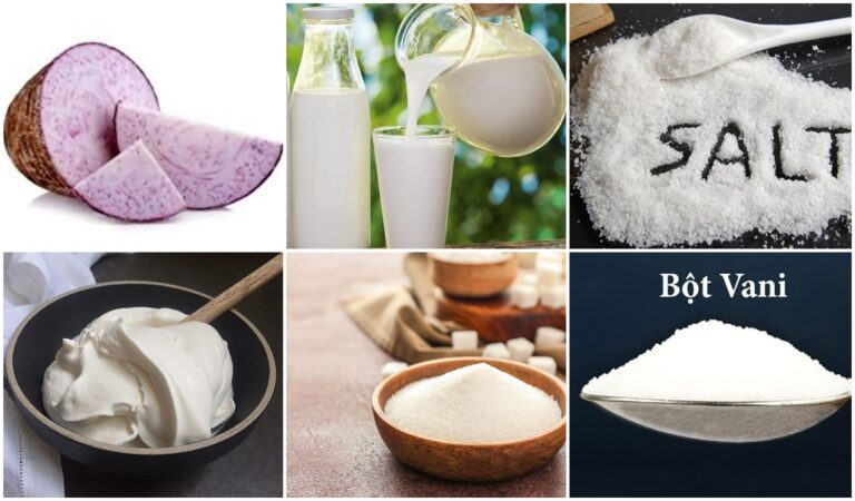 Chia sẻ 2 công thức làm kem tươi vị khoai môn ngon tuyệt